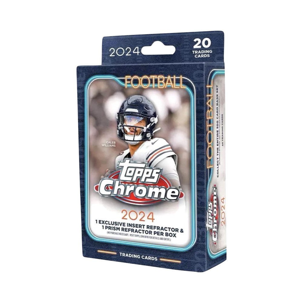 2024 Topps Chrome Football Hanger Box | Steel City Collectibles