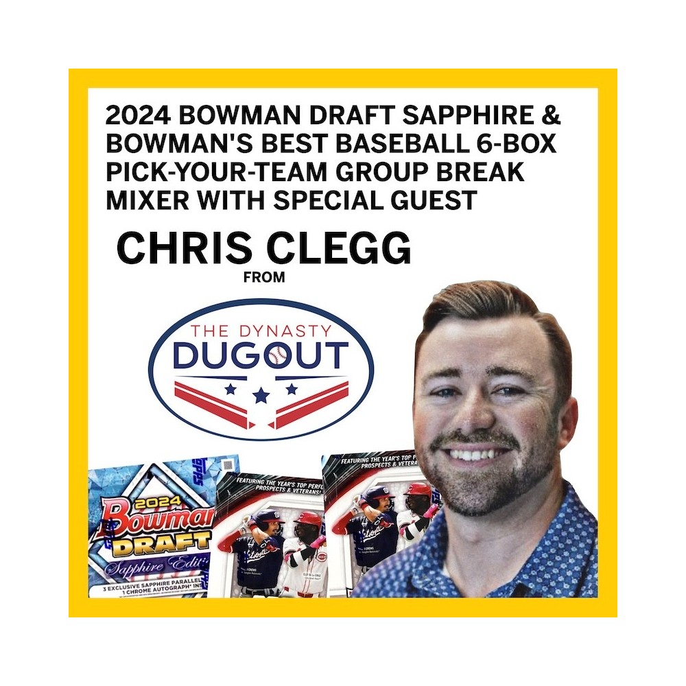 2024 Bowman Draft & Bowman's Best Baseball 6-Box Mixer PYT Group Break ...