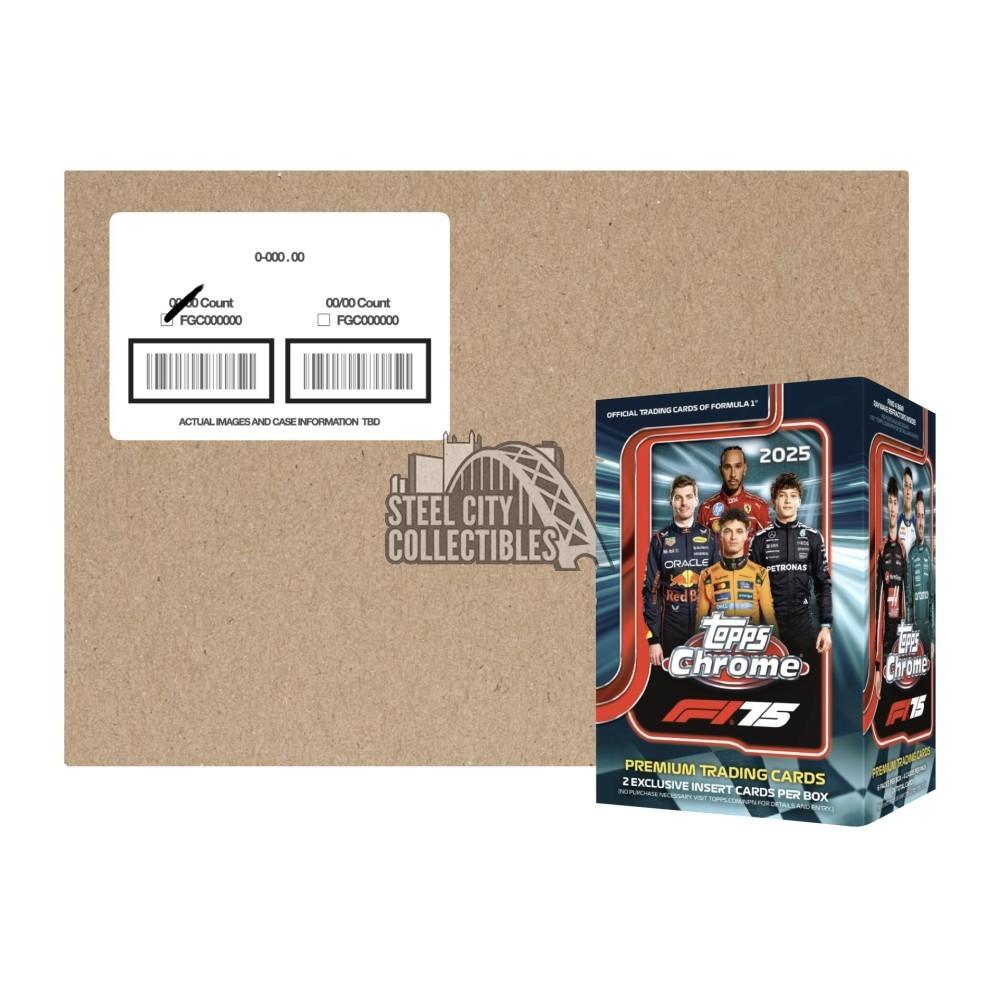 2025 Topps Chrome Formula 1 F1 Racing Blaster 40-Box Case | Steel City ...