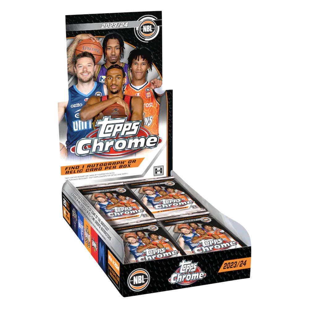2024-25 Topps Chrome NBL Basketball Hobby Box | Steel City Collectibles