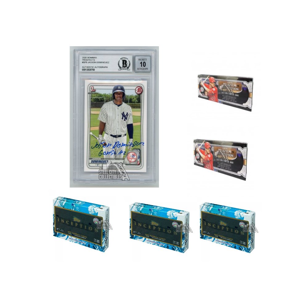 2021 Topps Inception 3-Box & 2021 Topps Museum 2-Box Random Division ...