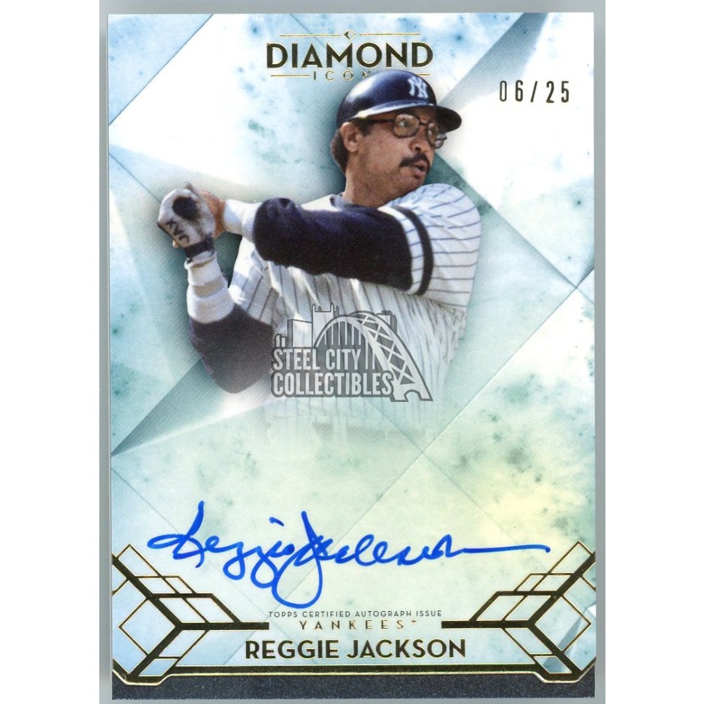 Reggie Jackson 2020 Topps Diamond Icons Autograph Card #AC-RJ 06/25 ...