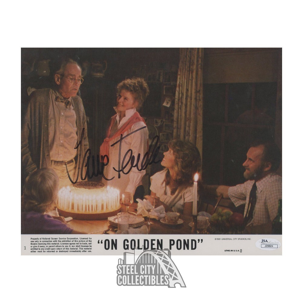 Jane Fonda Autographed On Golden Pond 8x10 Photo - JSA | Steel City ...