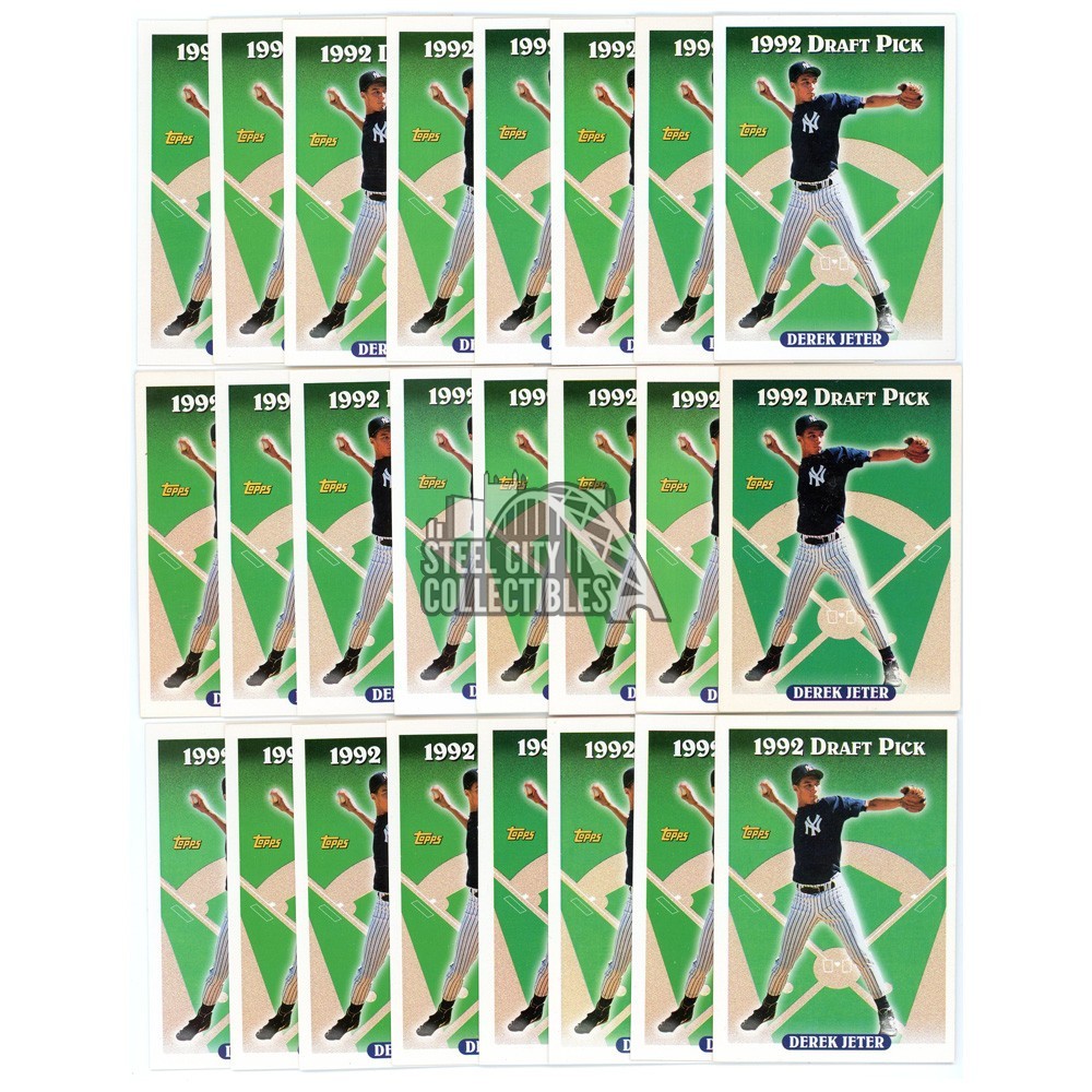 Derek Jeter 1993 Topps Rookie Card #98 24 Count Lot | Steel City ...
