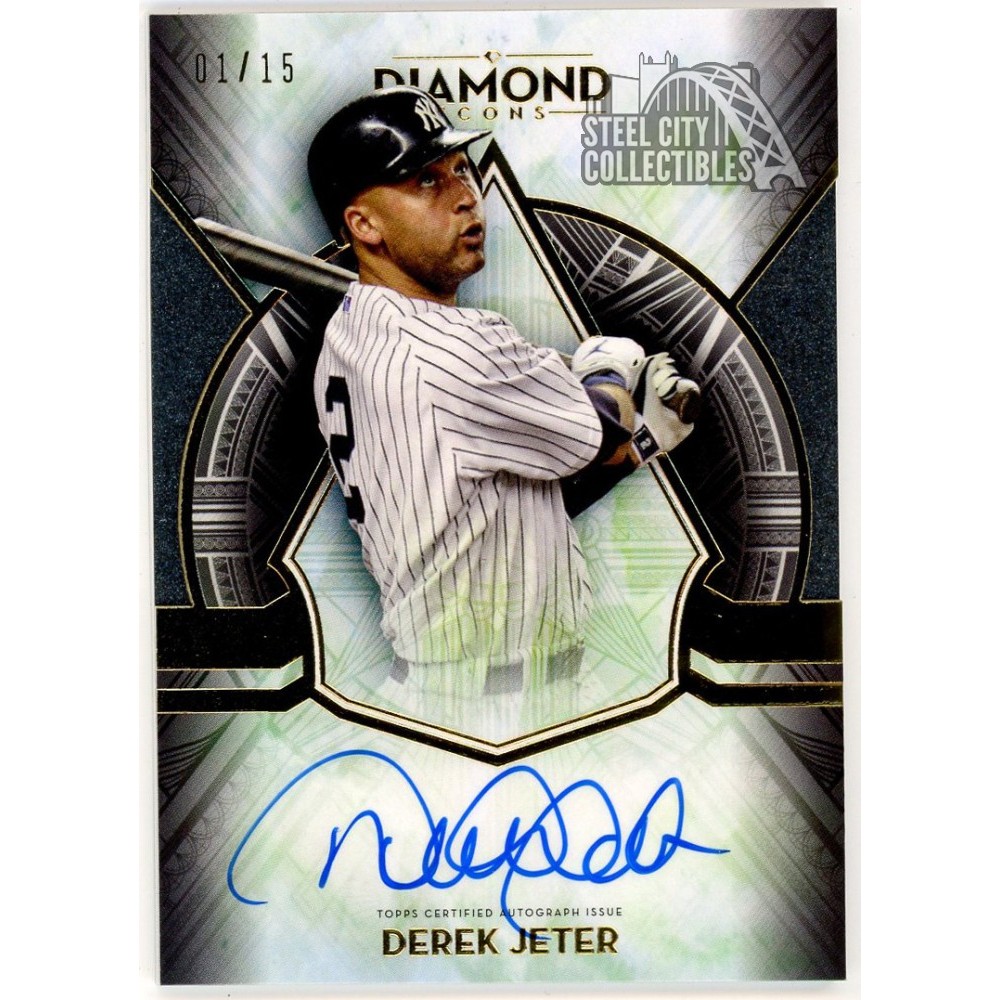Derek Jeter 2021 Topps Diamond Icons Autograph Card #AC-DJ 01/15 ...