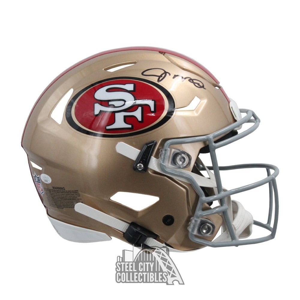 Joe Montana Autographed San Francisco Authentic Speed Flex Full Size ...