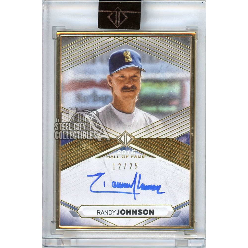 Randy Johnson 2021 Topps Transcendent HOF VIP Autograph Card #VFA-RJ1 ...