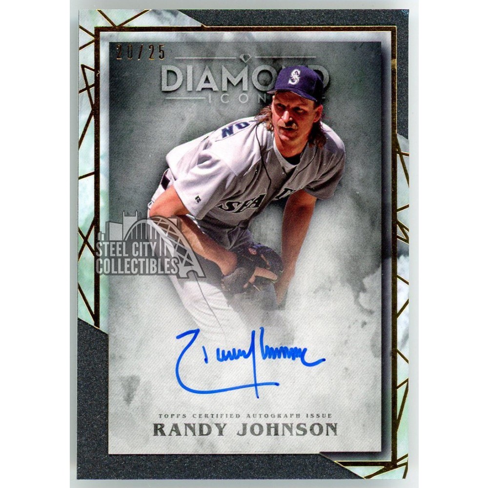 Randy Johnson 2022 Topps Diamond Icons Autograph Card #AC-RJO 20/25 ...