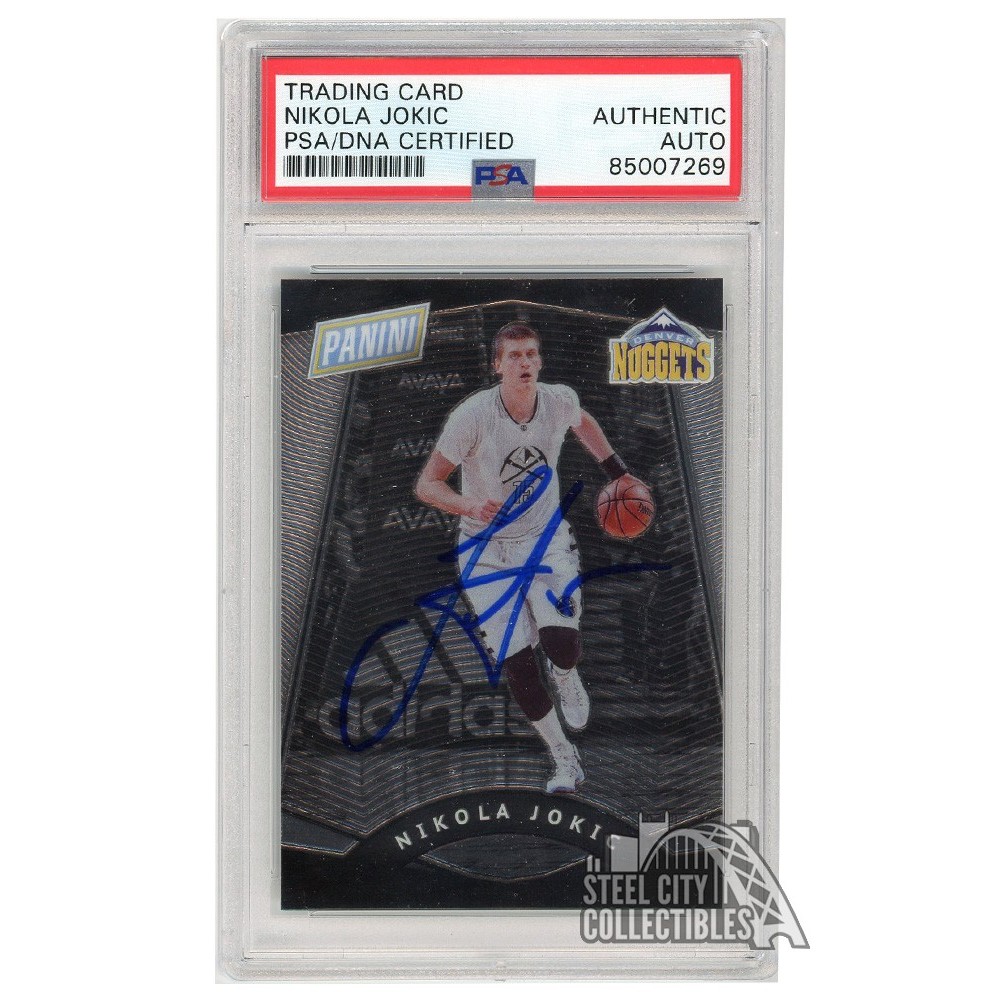 Nikola Jokic 2017 Panini The National Autograph Card #52 PSA/DNA ...