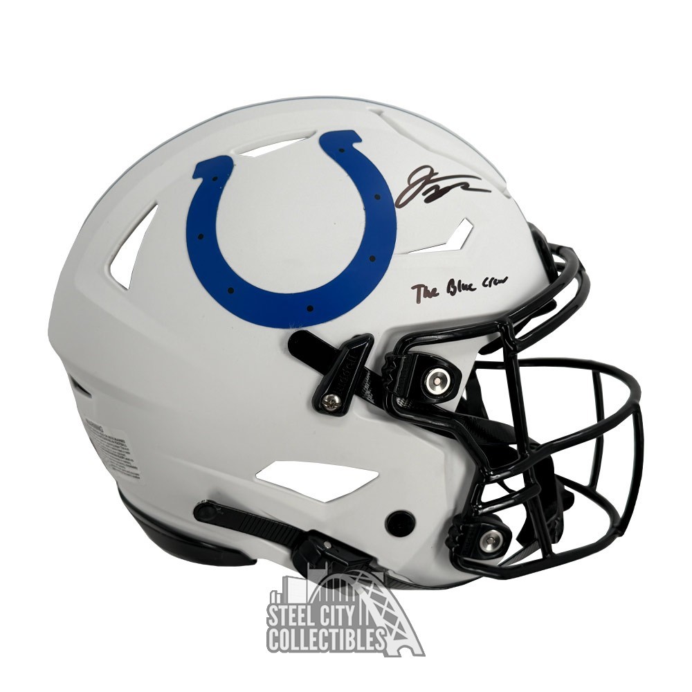 Jonathan Taylor The Blue Crew Autographed Indianapolis Colts Lunar Eclipse Flex Authentic Full ...