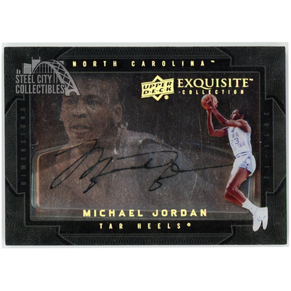 Michael Jordan 2011-12 Upper Deck Exquisite Dimensions Autograph Card # ...