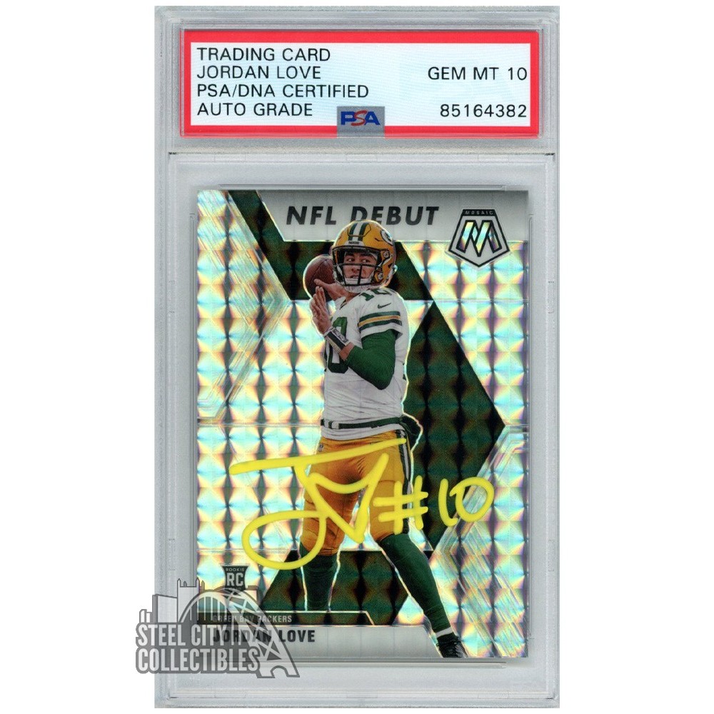 Jordan Love 2020 Panini Mosaic Debut Mosaic Autograph Rookie Card #264 ...