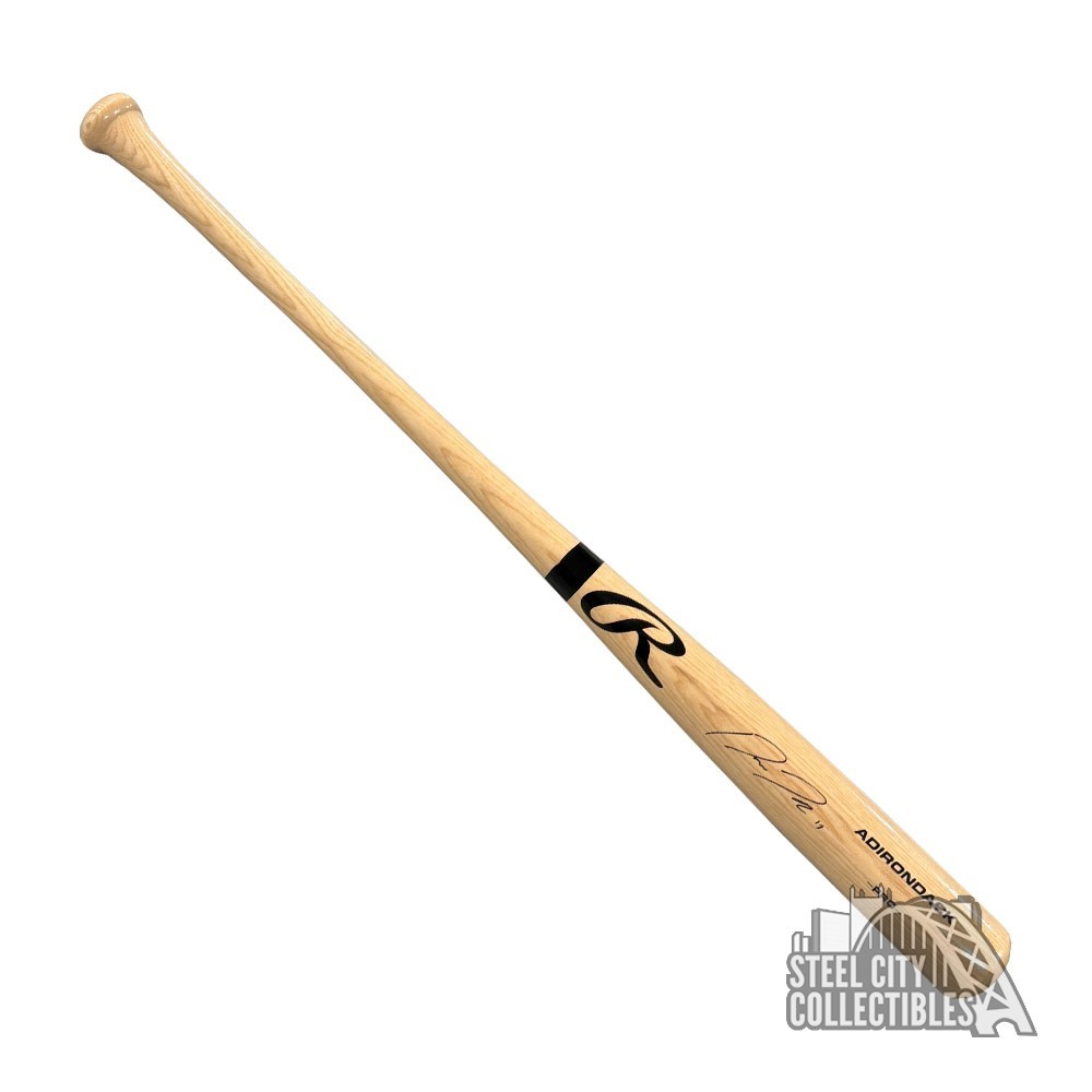 Jose Ramirez Autographed Rawlings Blonde Baseball Bat - JSA | Steel City Collectibles