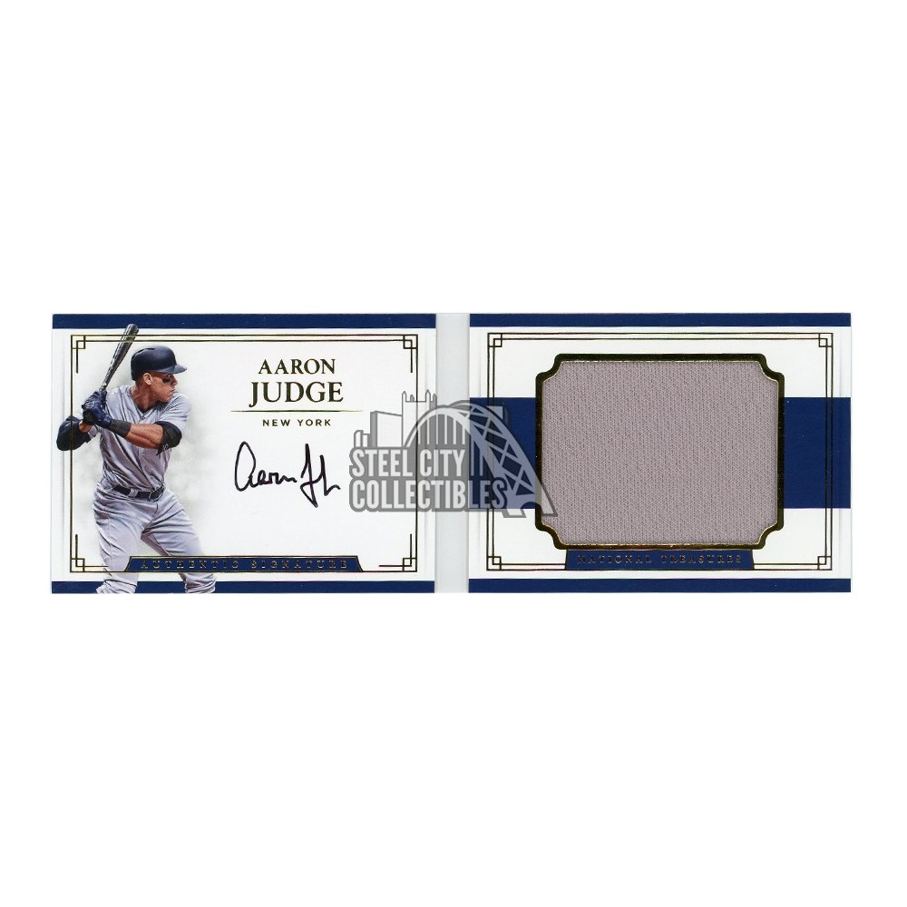 Aaron Judge 2017 Panini National Treasures Rookie Signature Jumbo ...
