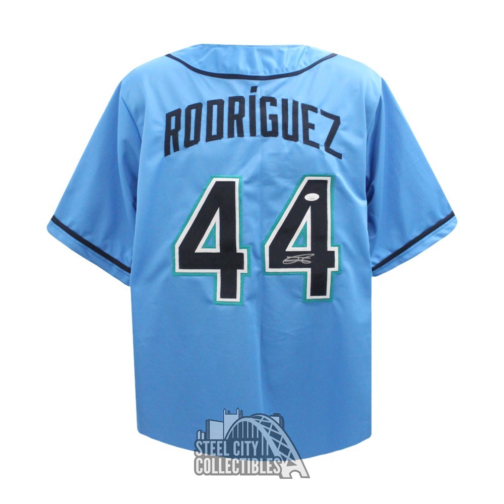 Julio Rodriguez Autographed Seattle Custom Blue Baseball Jersey - JSA ...