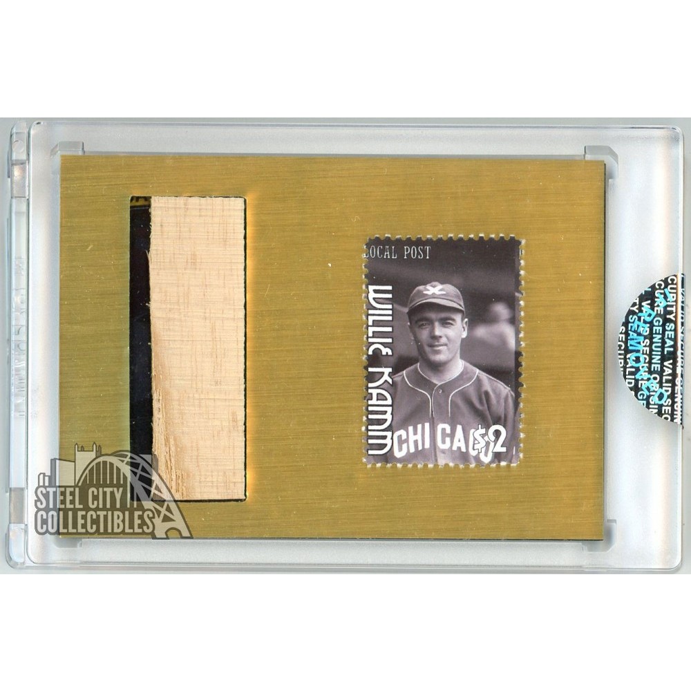 Willie Kamm 2020 Super Break Pieces of the Past Game-Used Bat Card 1/1 ...