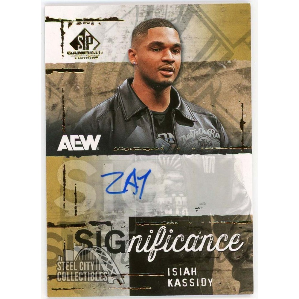 Isiah Kassidy 2025 Upper Deck AEW SP Game Used Significance Autograph ...