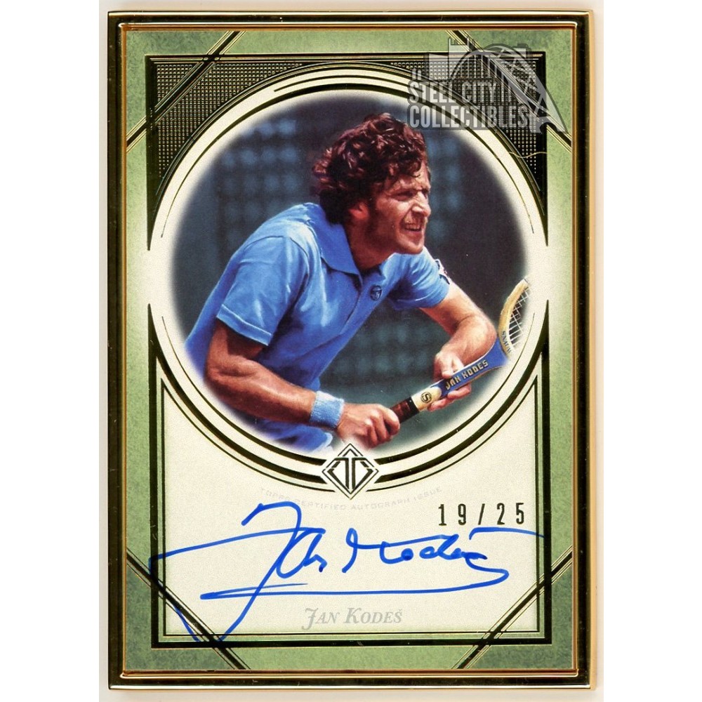 Jan Kodes 2020 Topps Transcendent Tennis Autograph Card #TCA-JK /25 ...