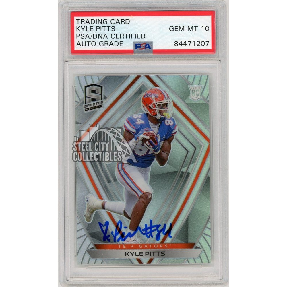 Kyle Pitts 2021 Chronicles Spectra Draft Picks "Silver" Auto Rookie ...