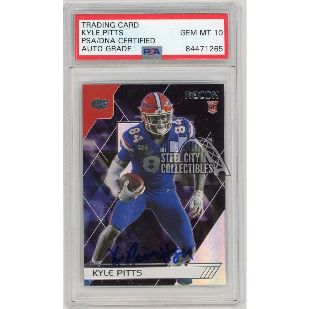 Kyle Pitts 2021 Chronicles Recon Draft Picks Auto Rookie Card #149 ...