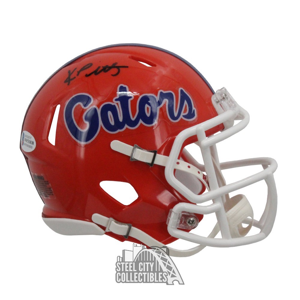 Kyle Pitts Autographed Florida Speed Mini Football Helmet - BAS | Steel ...