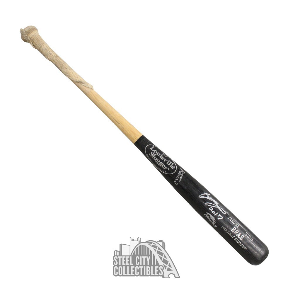 Kyle Tucker 2017 Hooks Autographed Game Used Louisville Slugger ...