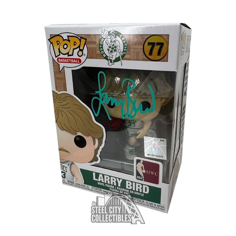 Larry Bird Autographed Boston Celtics Funko Pop - JSA | Steel City ...