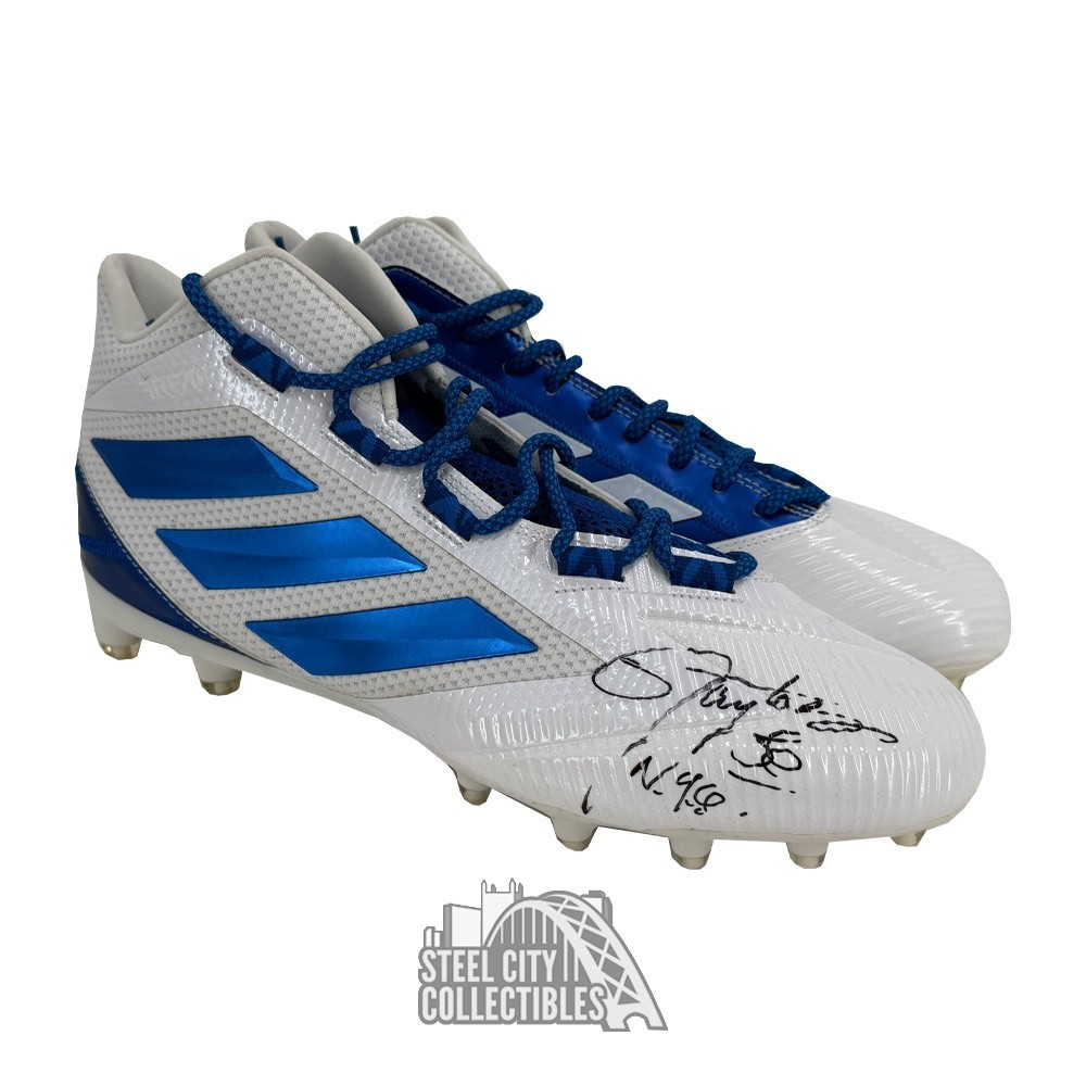 Lawrence Taylor Autographed Adidas Freak Football Cleats - BAS | Steel ...