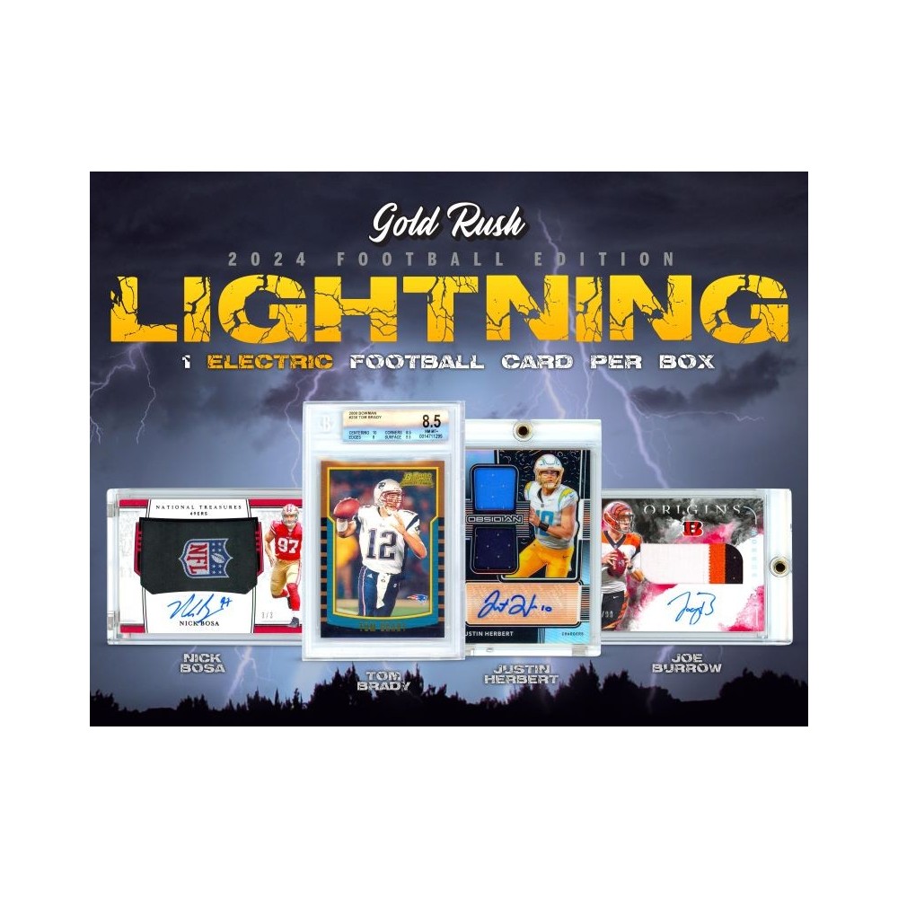 2024 Gold Rush Lightning Football Box | Steel City Collectibles