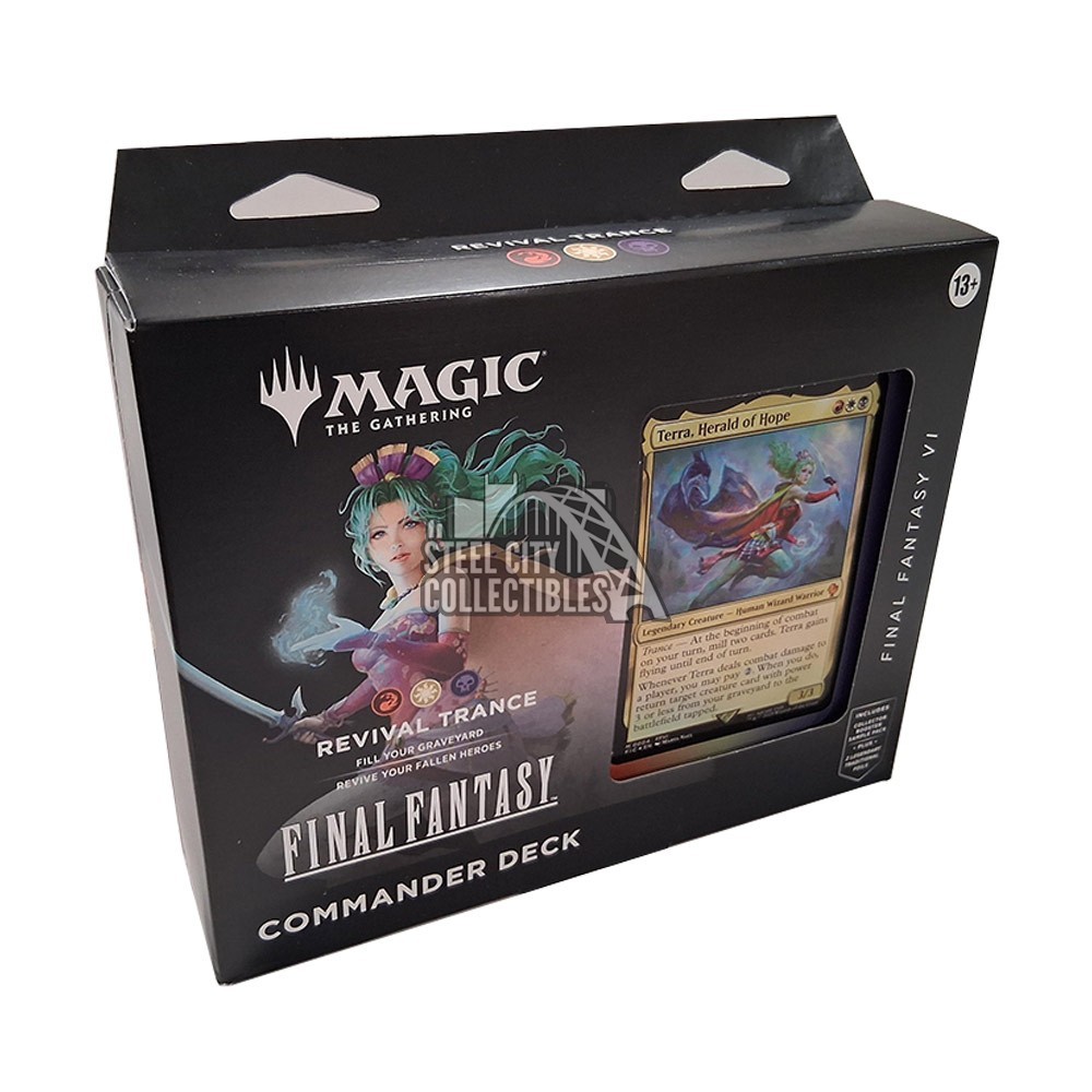 Magic the Gathering Final Fantasy Commander Deck - Revival Trance ...