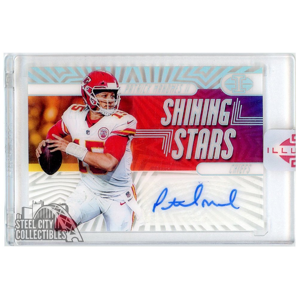 Patrick Mahomes 2019 Panini Illusions Shining Stars Autograph Card 1/5 ...