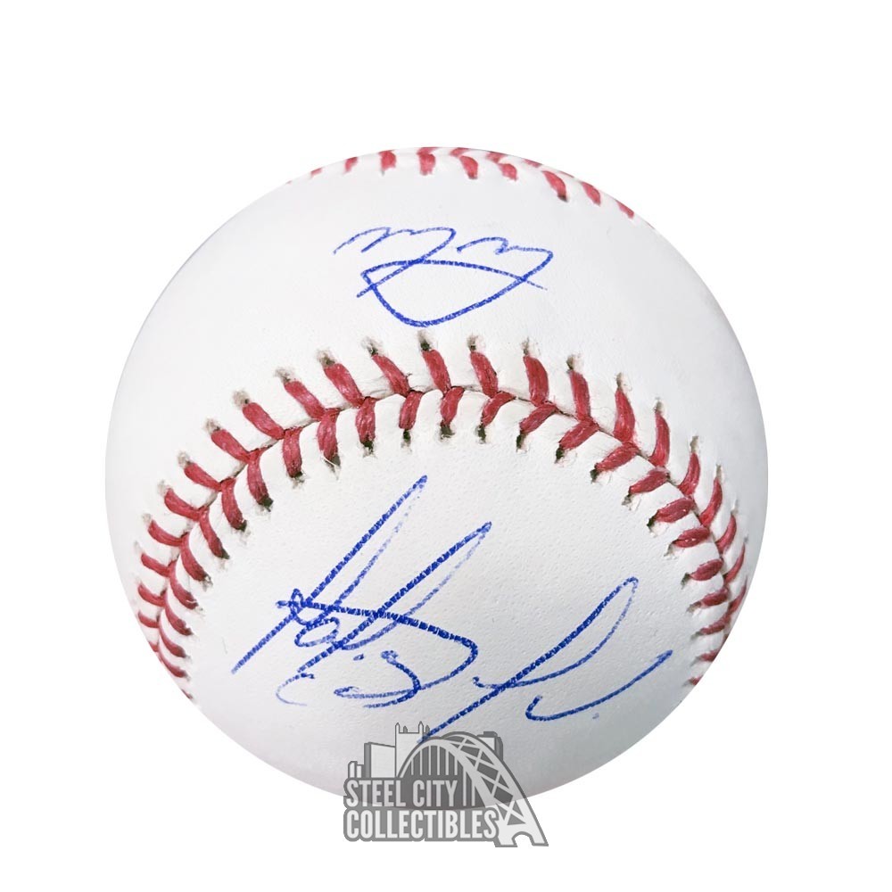 Manny Machado and Fernando Tatis Jr Autographed Official MLB Baseball ...