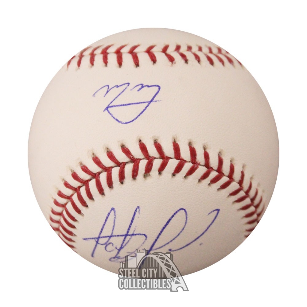 Manny Machado and Fernando Tatis Jr Autographed Official MLB Baseball ...