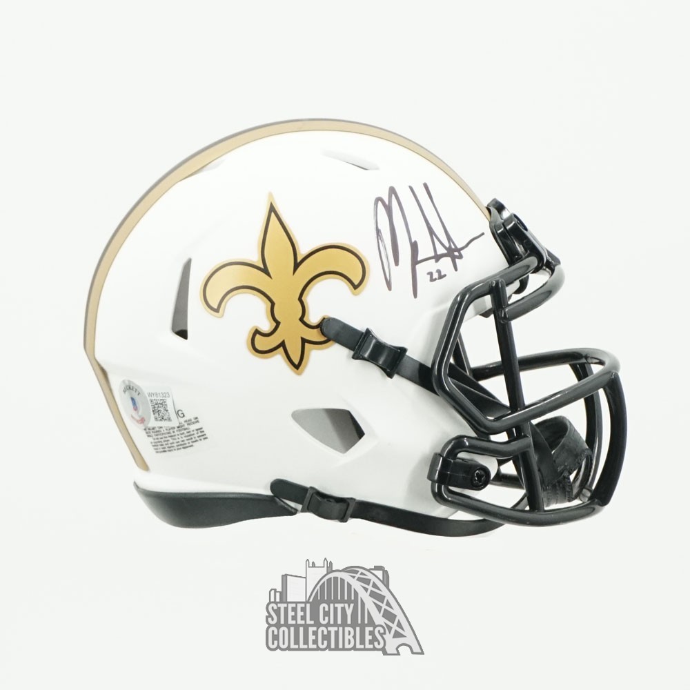 Mark Ingram Autographed New Orleans Lunar Eclipse Mini Football Helmet ...