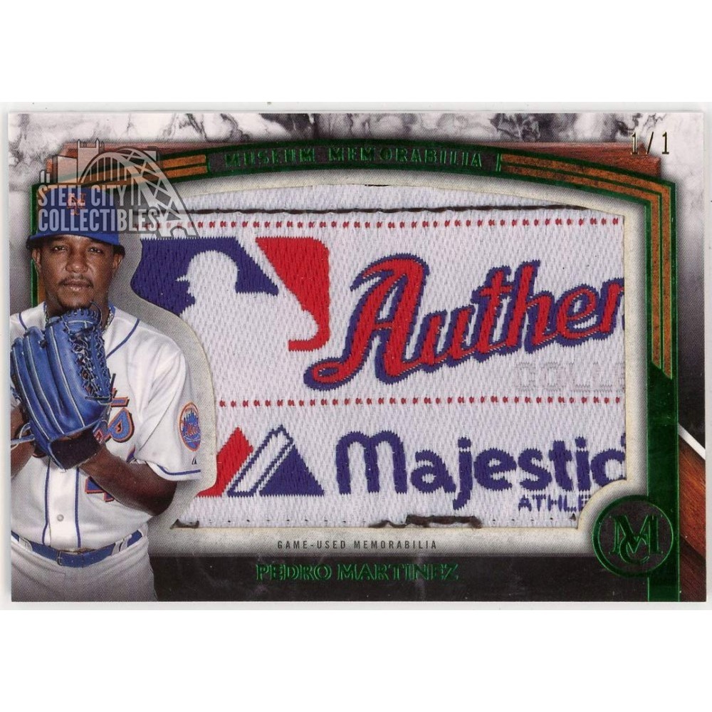 Pedro Martinez 2022 Topps Museum Game-Used Majestic Laundry Tag Patch ...