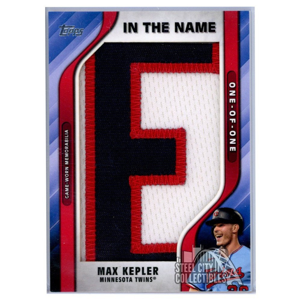 Max Kepler 2021 Topps In The Name Relic Card #ITNR-MK 1/1 | Steel City ...