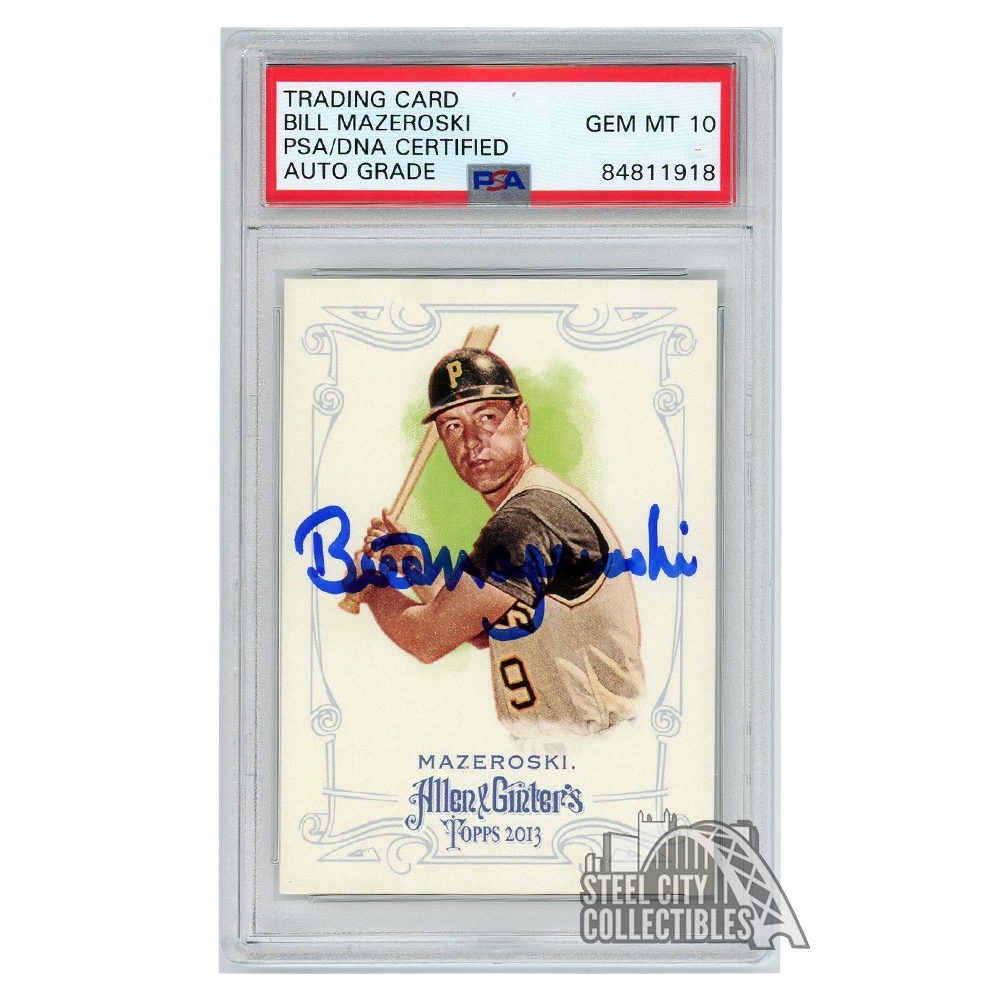 Bill Mazeroski 2013 Topps Allen & Ginter Autograph Card #287 PSA/DNA 10 ...