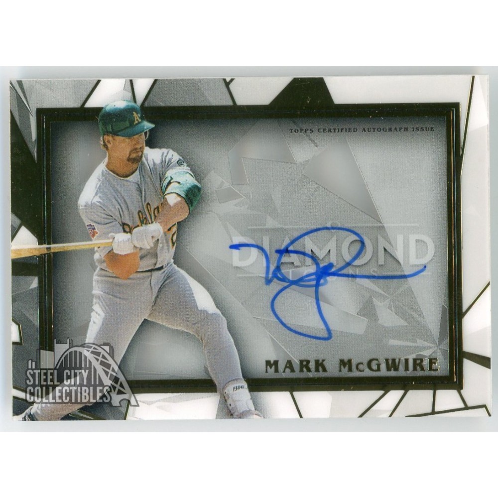 Mark Mcgwire 2022 Topps Diamond Icons Shadowbox Autograph Card Iotd