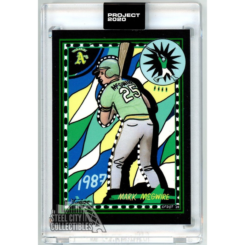 Mark McGwire Topps Project 2020 Card #17 1987 Topps By Efdot | Steel ...