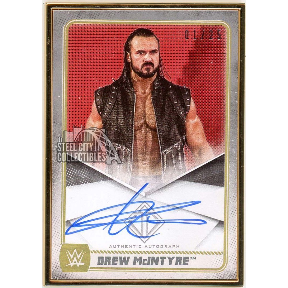 Drew McIntyre 2020 Topps Transcendent WWE Autograph Card #A-DR 1/25 ...