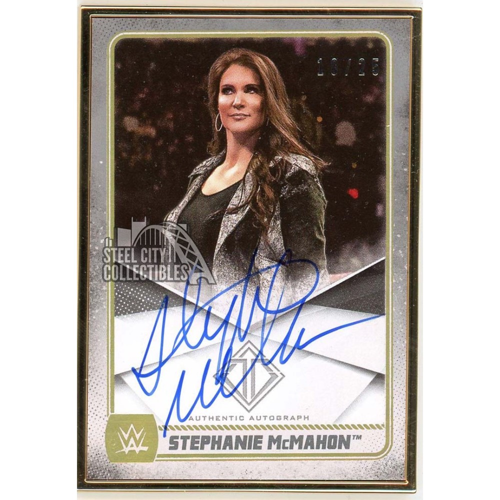 Stephanie McMahon 2020 Topps Transcendent WWE Autograph Card #A-ST /25 ...
