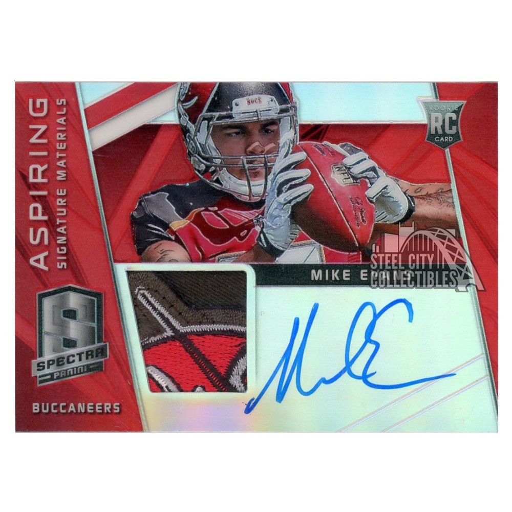 Mike Evans 2014 Panini Spectra Aspiring Signature Materials Autograph ...