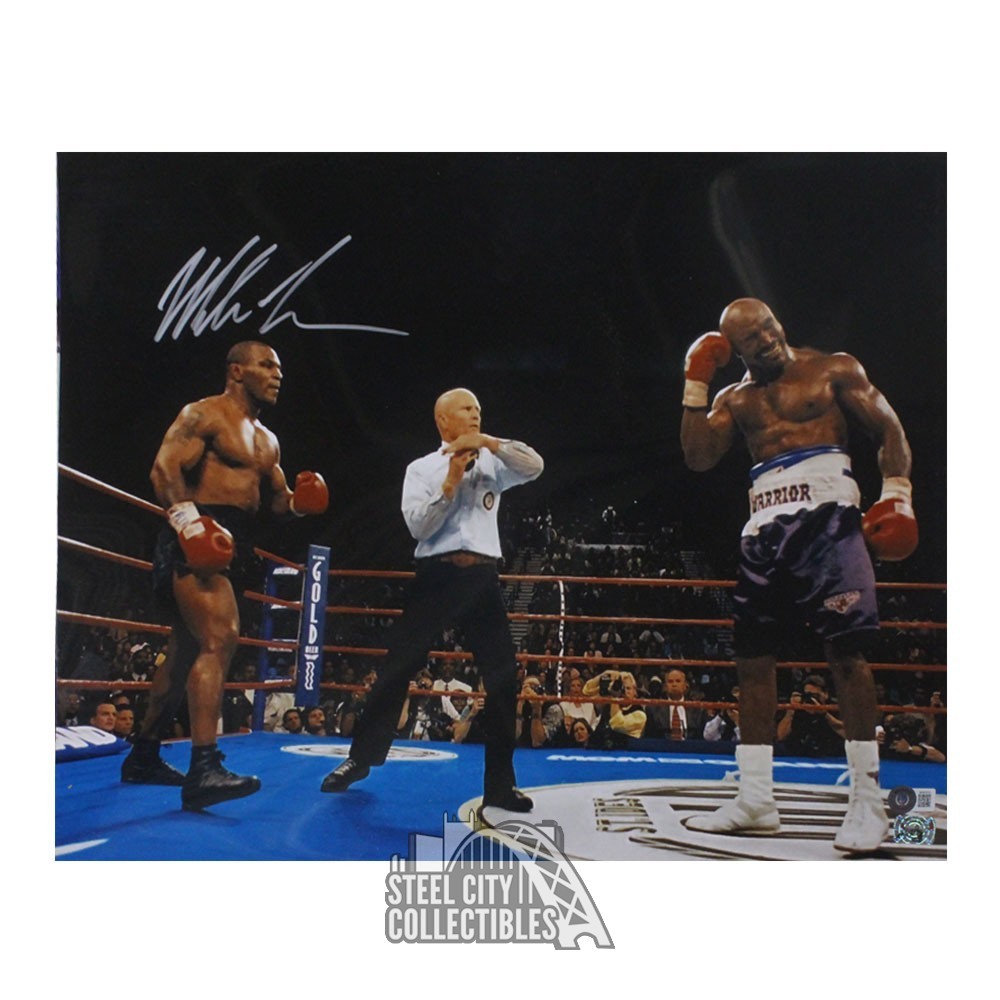 Mike Tyson Autographed Time Out 16x20 Photograph - BAS | Steel City ...