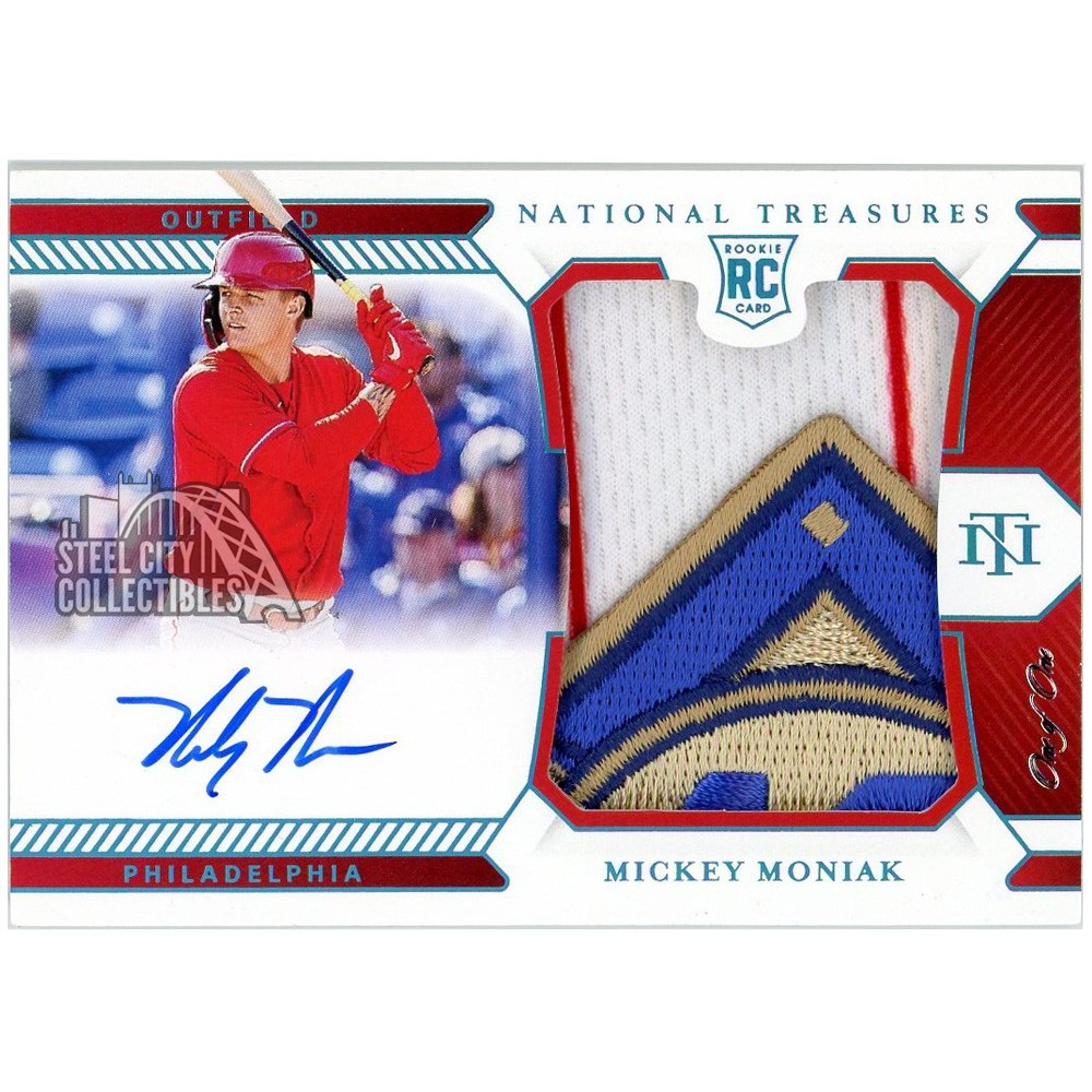 Mickey Moniak 2021 Panini National Treasures Rookie Jackie Robinson Day ...