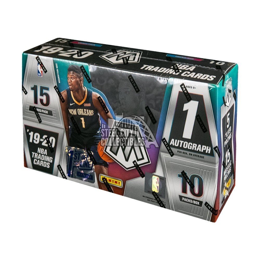 2019-20 Panini Mosaic Basketball Hobby Box - 1st Off The Line Triple ...
