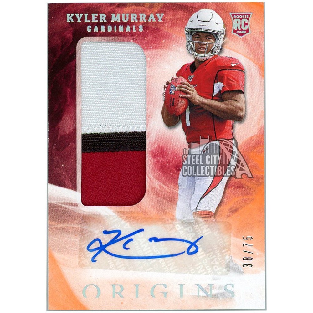 Kyler Murray 2019 Panini Origins Orange Rookie Patch Autograph Card ...