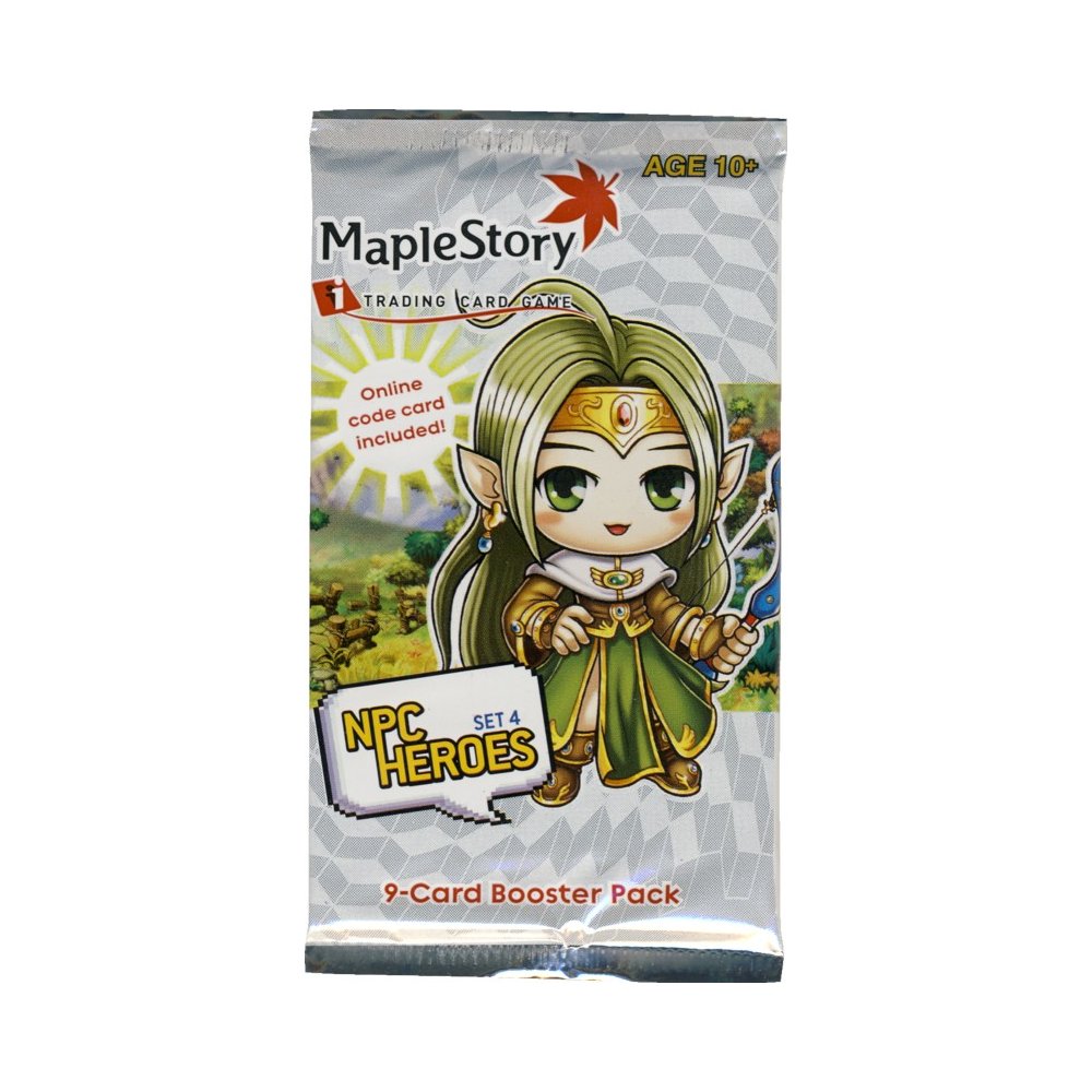 Maple Story NPC Heroes Set 4 Booster 18-Pack Lot | Steel City Collectibles