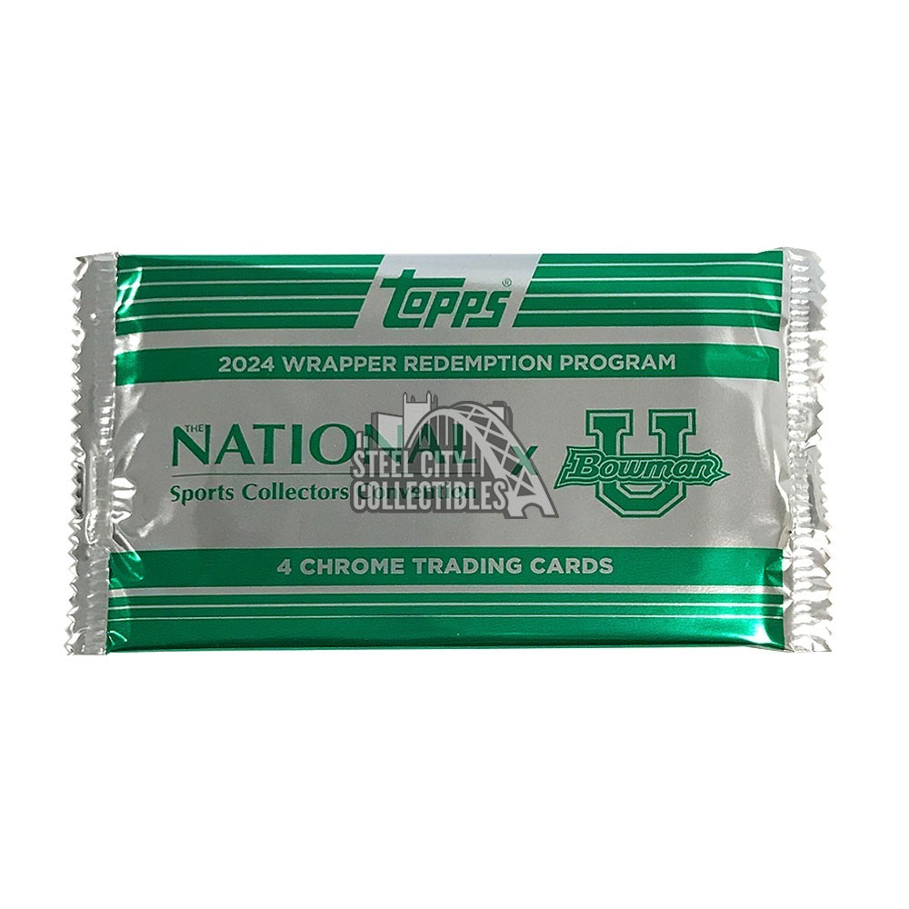2024 Topps Bowman University Football National Convention Chrome Silver ...