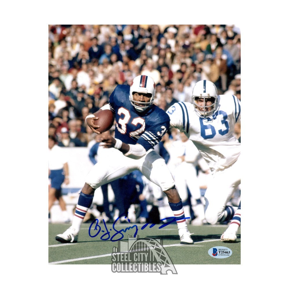 OJ Simpson Autographed Buffalo 8x10 Football Photo - BAS | Steel City ...