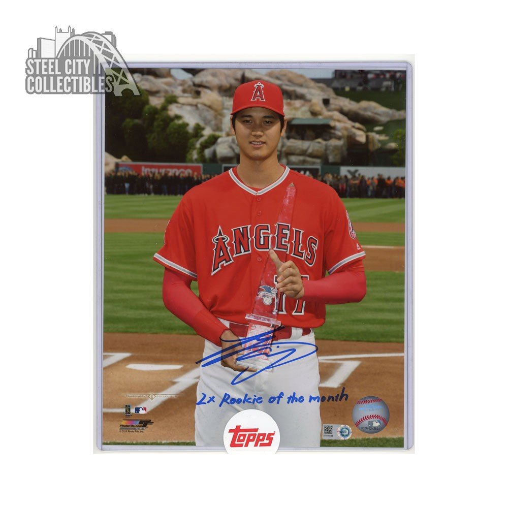 Shohei Ohtani 2018 Topps Transcendent Japan Autographed 8x10 Photo 2x ...